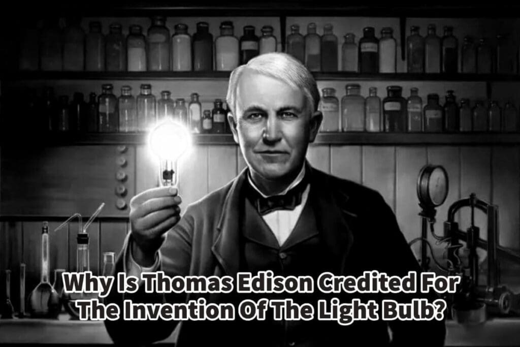 Why Is Thomas Edison Credited For The Invention Of The Light Bulb ...